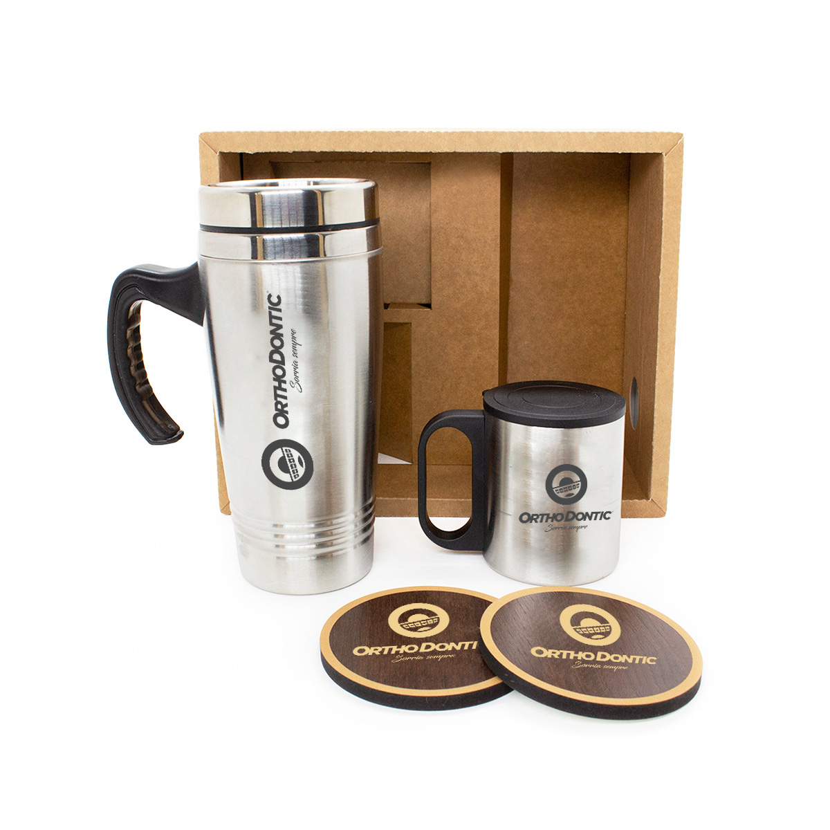 Kit Café com 4 Peças Personalizadas Para Brinde - Londrigifts