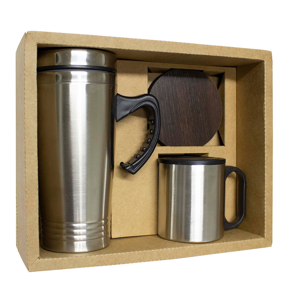 Kit Café com 4 Peças Personalizadas Para Brinde - Londrigifts