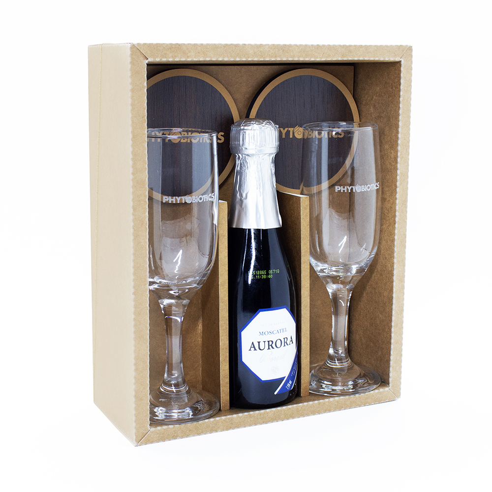 Kit Champanhe com 4 peças Personalizado Para Brinde - Londrigifts