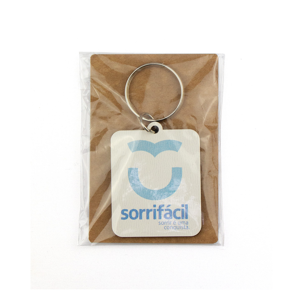 Chaveiro Formatos em MDF Personalizado com seu Logo - Londrigifts